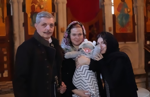 გუგა ქაშიბაძის პატარა ეფემიას ნათლობა (+ფოტოები) - მშობლები